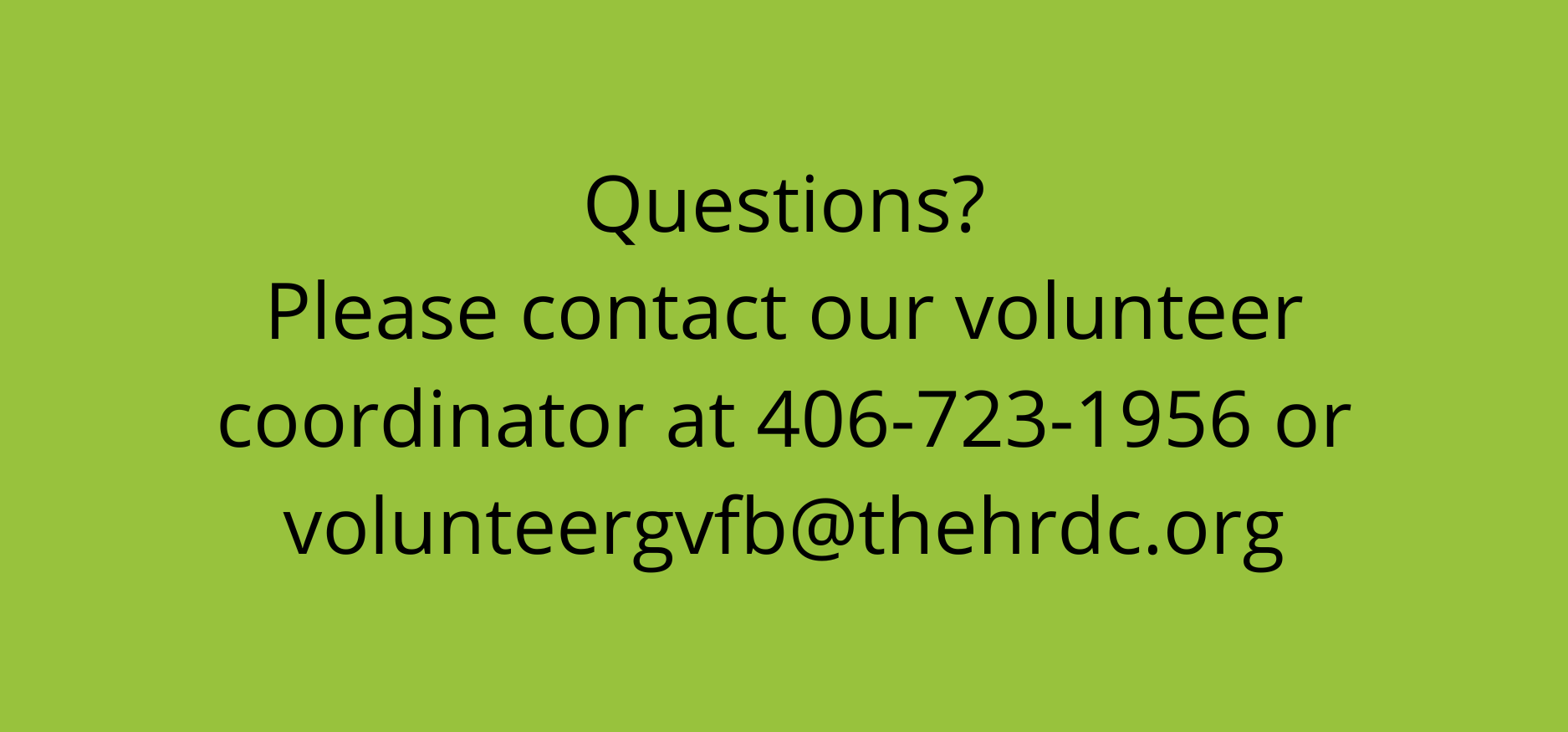 Volunteer | Gallatin Valley Food Bank